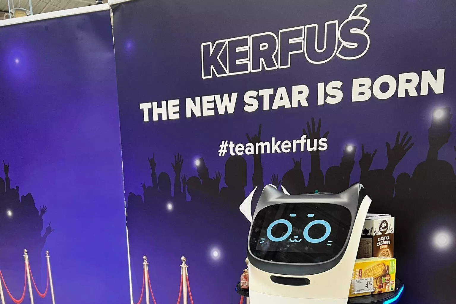 Kerfuś Superstar. Agencja zbadała fenomen robota z sieci Carrefour