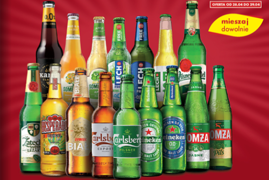 Kultowa promocja na piwo w Biedronce. 12+12 browarów gratis na długi ...
