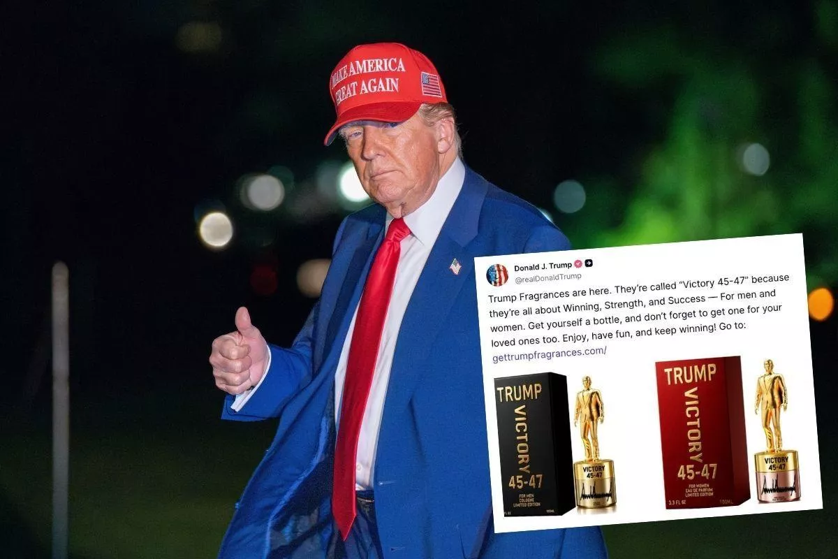 Donald Trump wypuszcza perfumy Victory 45‑47. Zapach "zwycięstwa" za ...
